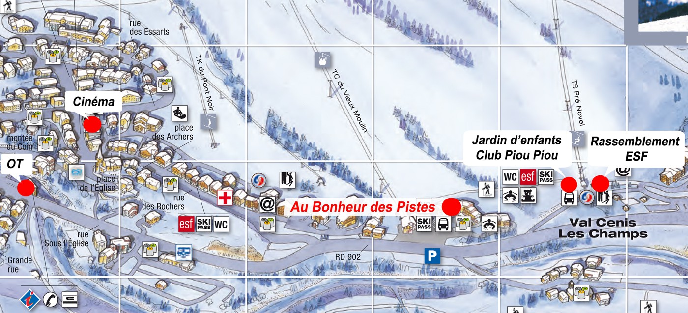 Location f3 6 personnes à Val Cenis Lanslevillard (Bonheur des pistes)